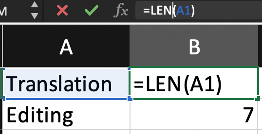 How To Do An Excel Character Count Count Characters In Xls Easily
