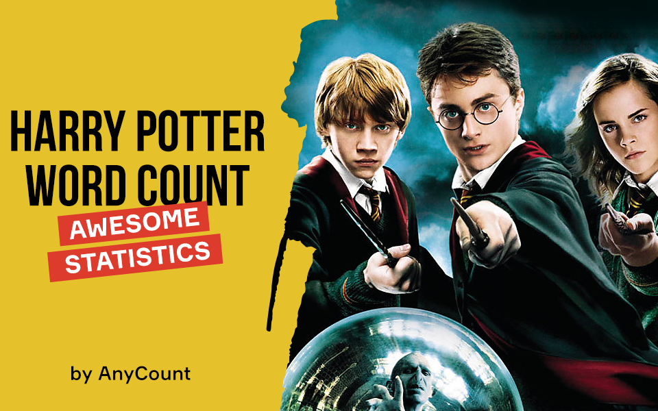 Word count of your favorite books. Interesting statistics.